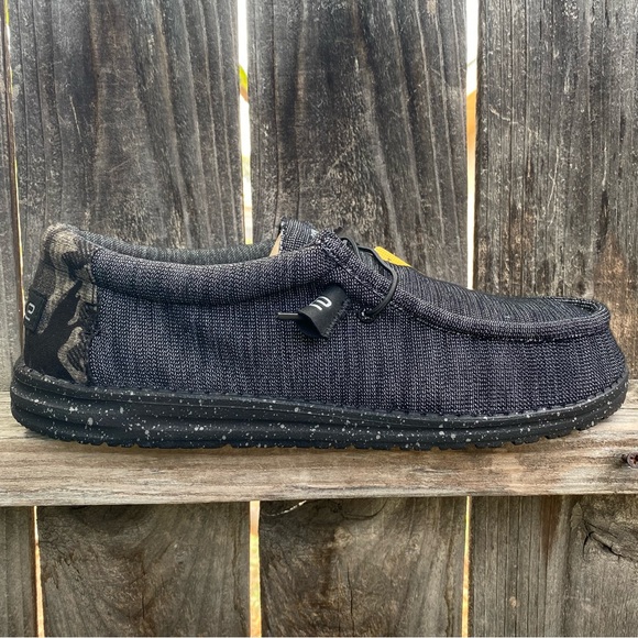 Hey Dude | Shoes | Hey Dude Mens Shoes Wally Stretch Midnight Bunker ...